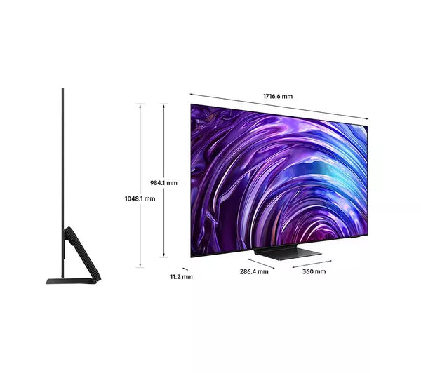 SAMSUNG S95D 77 inch OLED 4K HDR Smart TV (2024) - QE77S95D – Smart ...