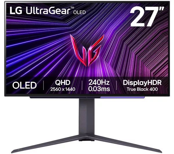 LG UltraGear 27" OLED Monitor 27GS95QE-B.AEK 240Hz QHD FreeSync & G-SY ...