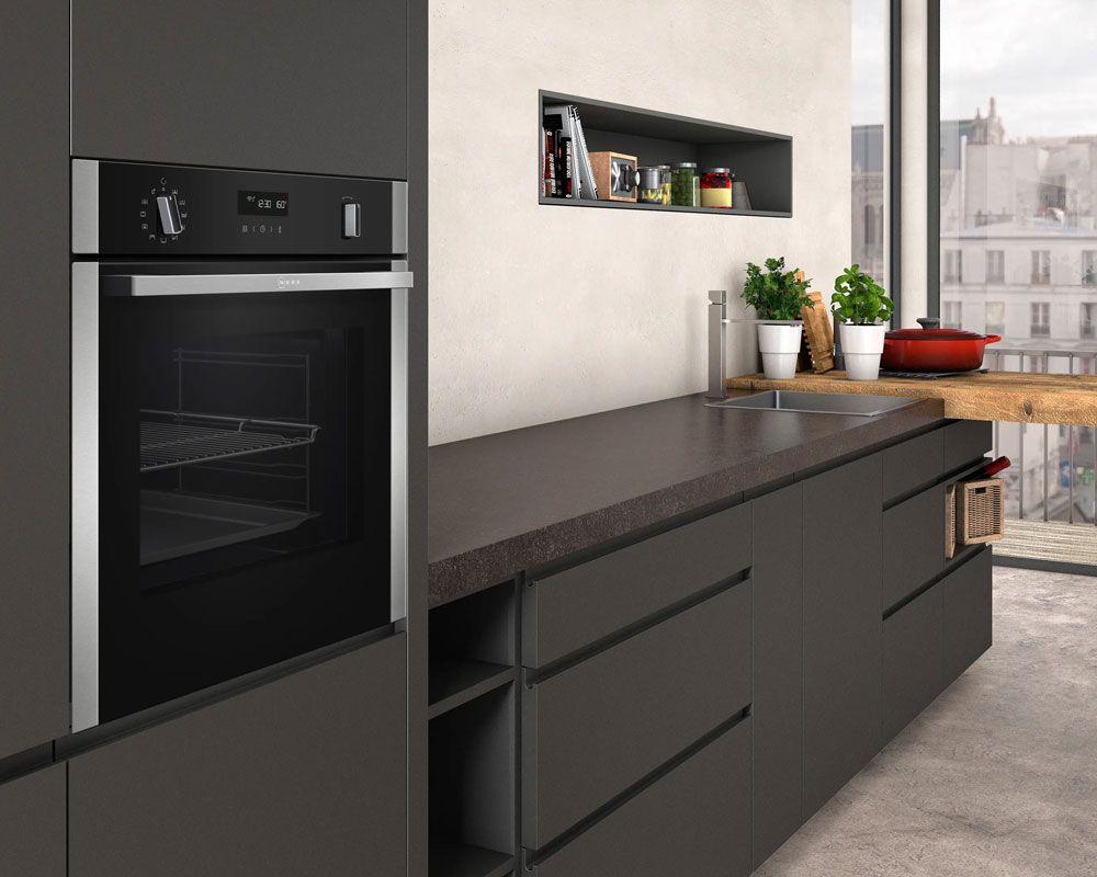 NEFF B2ACH7HH0B Stainless Steel N50 Pyrolytic Single Oven – Smart ...